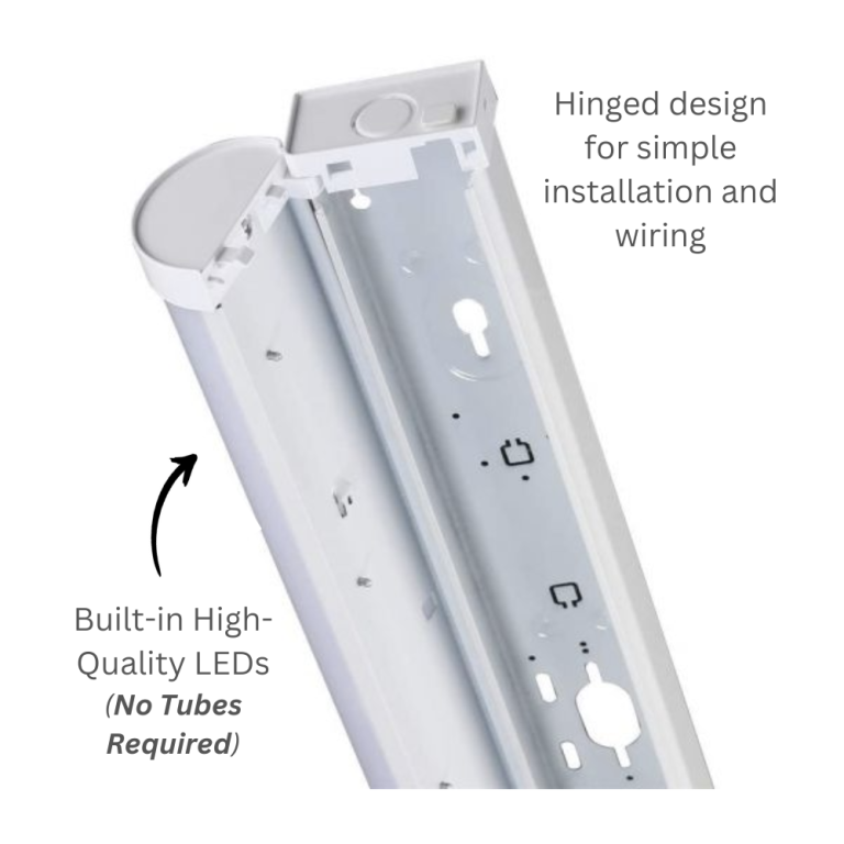 Emergency Leda 5ft Twin LED 52w Batten With PIR Sensor 3-CCT - Direct ...