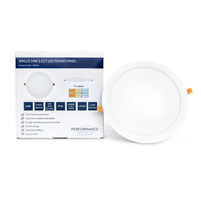 Anillo Round LED Panel 24w - CCT Switchable Colour - Direct Lighting ...