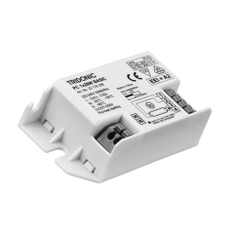 Tridonic PC 1x4-13w Basic (24138831) - Direct Lighting Supplies